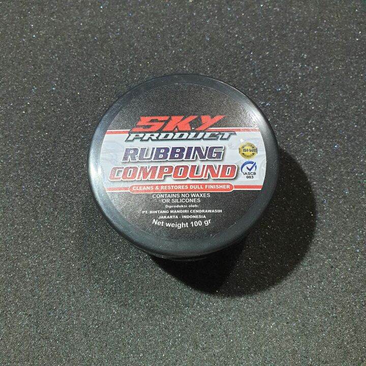 COMPOUND PUTIH / RUBBING COMPOUND PENGHILANG BARET / GORESAN 100GR ...