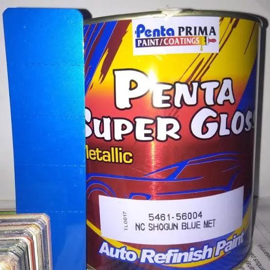 Cat Penta Super Gloss Shogun Blue Mat Cat Biru Metallik metallic Biru ...