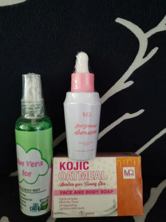 MQ TRIPLE BUNDLE SET (SERUM + MIST + KOJIC SOAP) with freebie | Lazada PH