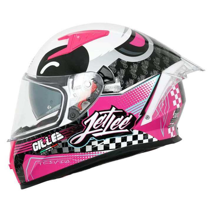 GILLE x JET LEE limited edition fullface helmet with FREEBIES | Lazada PH