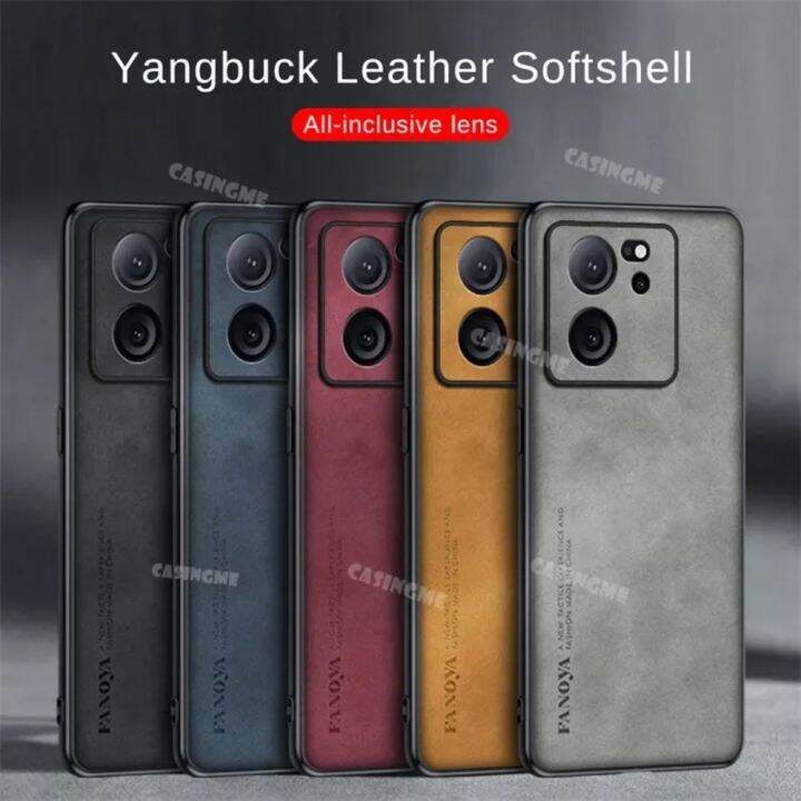Vivo V29e 2023 Leather Texture Sheepskin Leather Casing Lens Protection ...