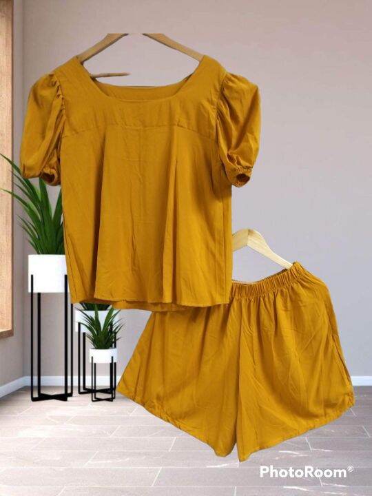 Lisa's terno short plus size for women | Lazada PH