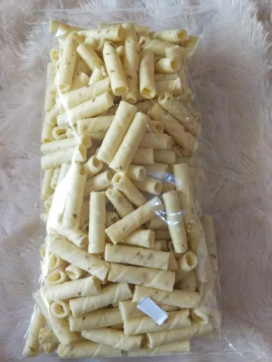 wafer roll astor mini vanilla putih 400gr - camilan repack kiloan ...