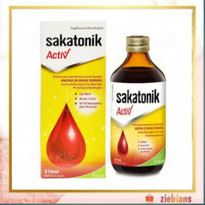 Sakatonik Aktiv ,Sakatonik syrup ,MUltivitamin Zat Besi isi 100ml dan ...