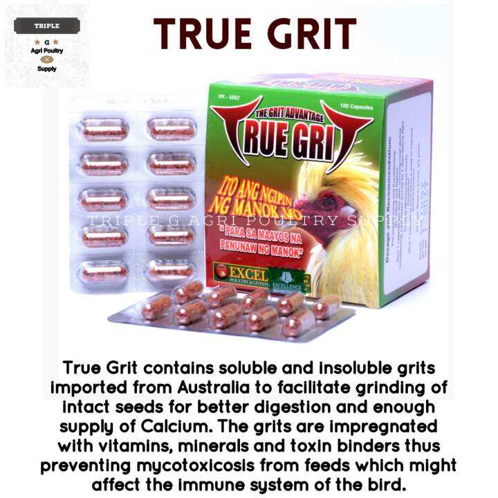 TRUE GRIT - Vitamins + Minerals 1box (100 capsules) | Lazada PH