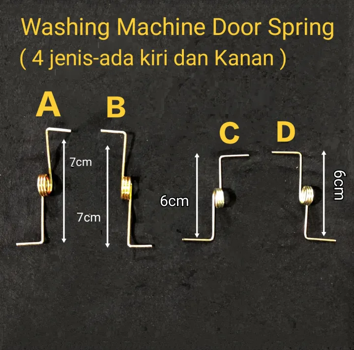 Door Spring 4 jenis Washing Machine Spring pintu mesin basuh | Lazada