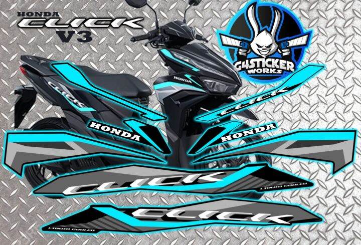 Honda Click V3 125 Stock Decals | Lazada PH