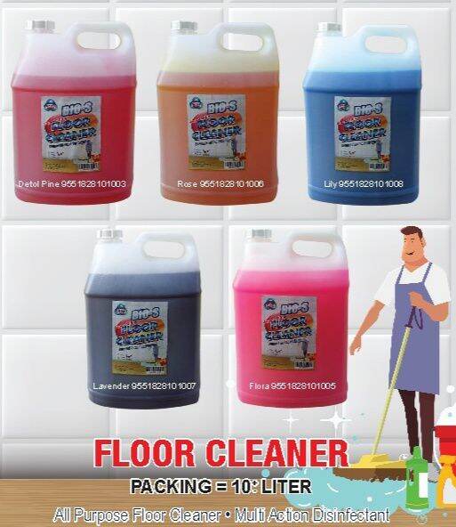 Pencuci Lantai Floor Cleaner Wangi Anti-bacterial 10kg | Lazada