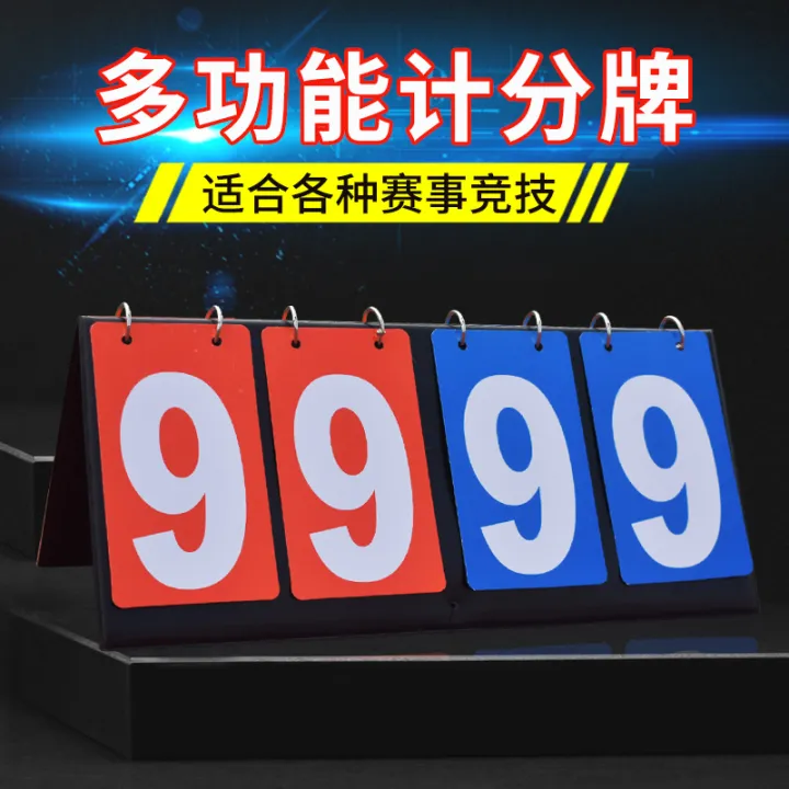 Scoreboard Basketball Game Flip Card Counting Card Points Board Table ...