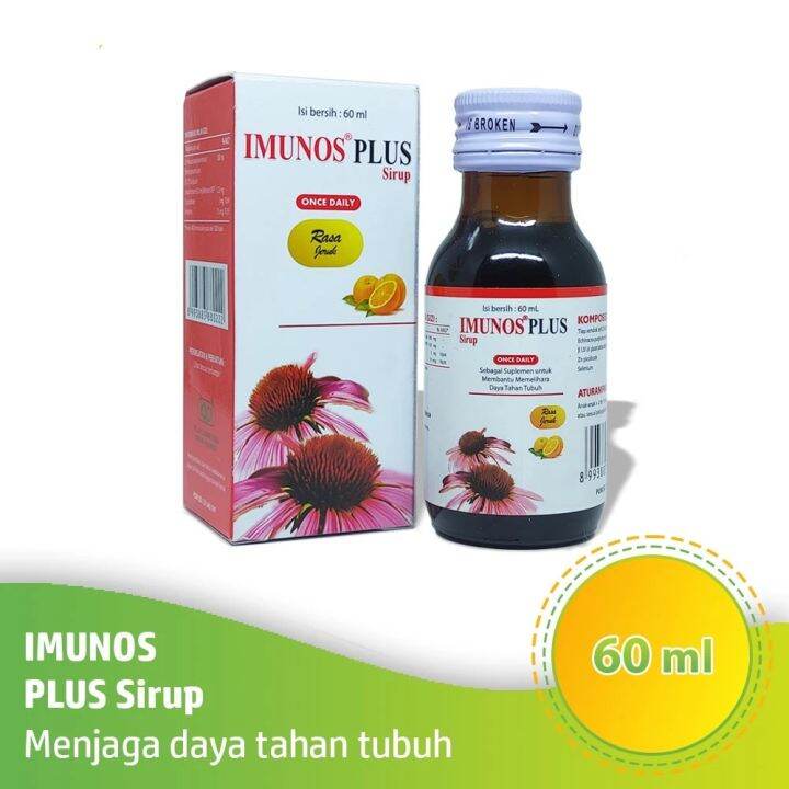imunos plus sirup 60ml untuk daya tahan tubuh | Lazada Indonesia