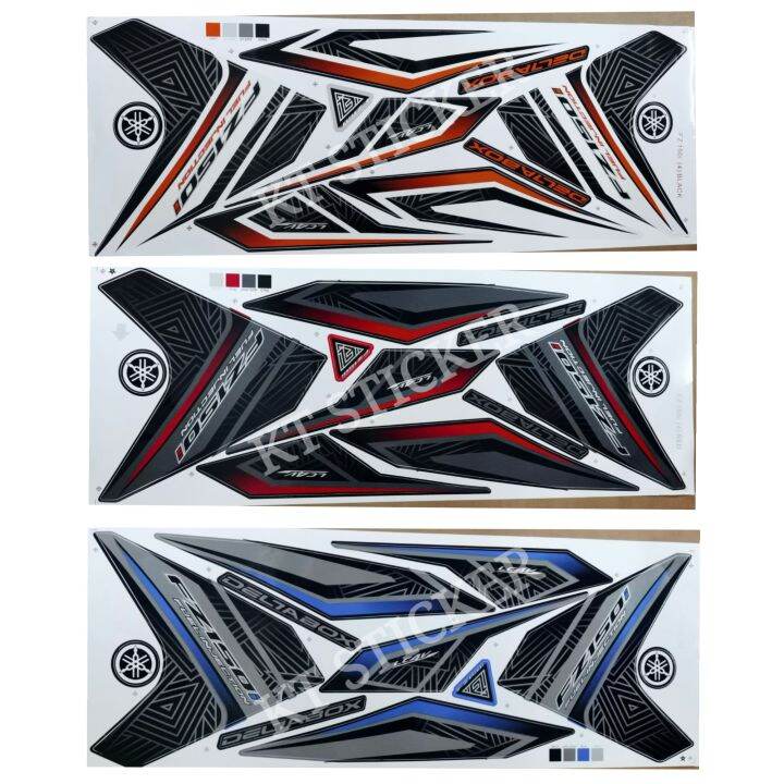 YAMAHA FZ150I/FZ150 (4) BODY STICKER | Lazada