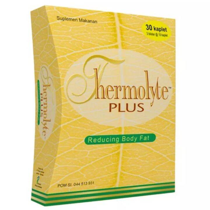 Thermolyte plus isi 30tablet Membakar lemak tubuh | Lazada Indonesia