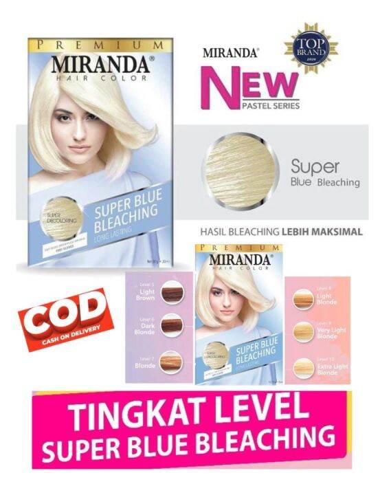 Miranda pastel series SUPER BLUE BLEACHING | Lazada