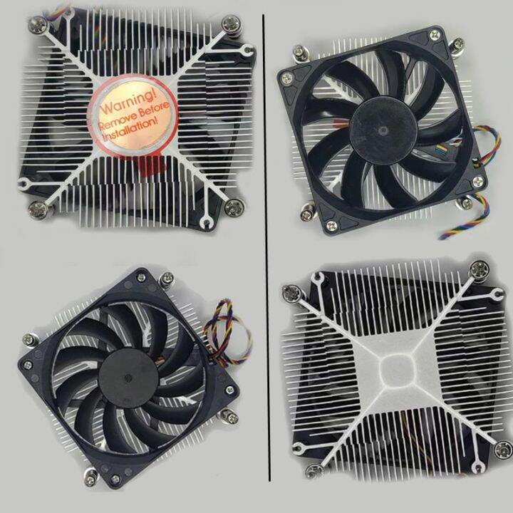 1U CPU Radiator 1150 1151 1155 1156 1200 Copper Ultra-Thin All-in-One ...