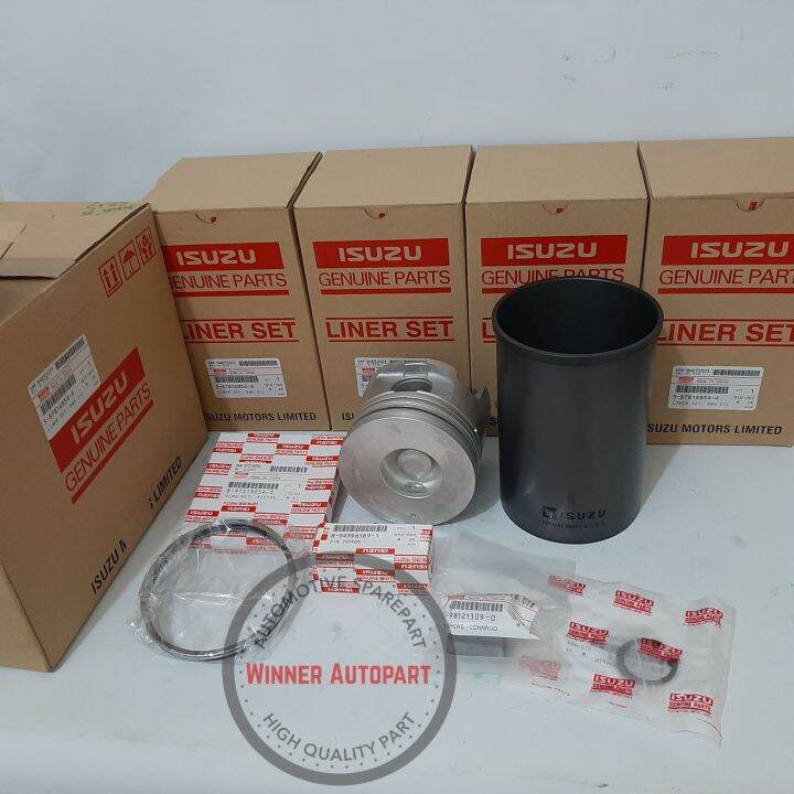 LINER KIT LINER SET BORING SET ISUZU NKR71 4Hg1 NKR 71 Non Turbo ...