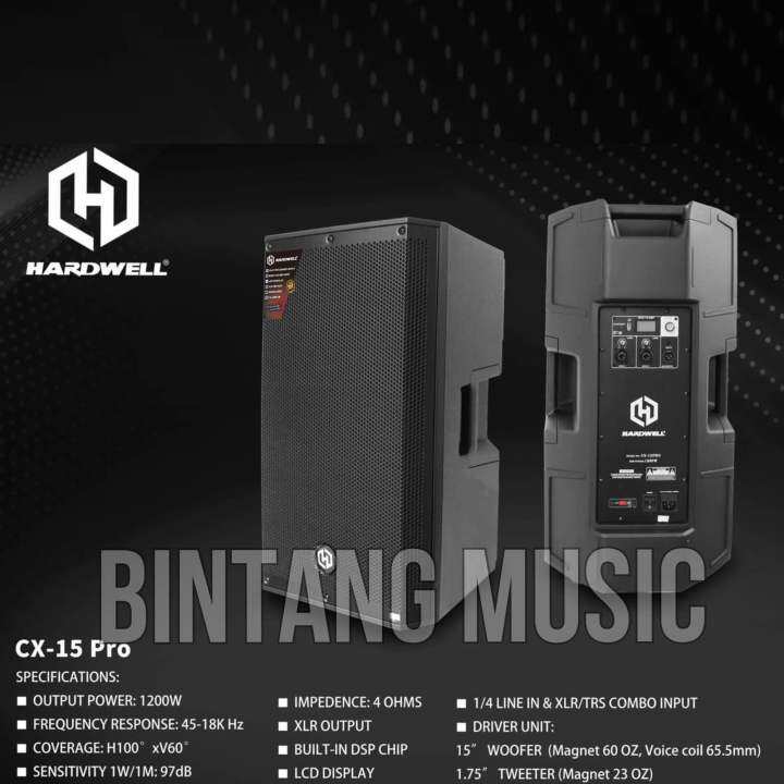 Speaker Aktif 15 Inch Hardwell Cx 15 Pro Original Hardwell Cx 15pro