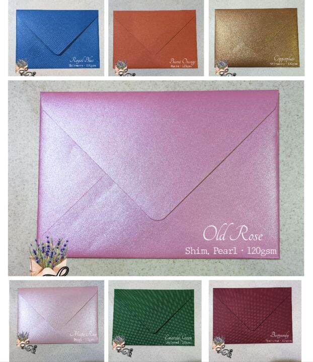[On-Hand] 5R Baronial Envelope for Wedding and Birthdays | Lazada PH