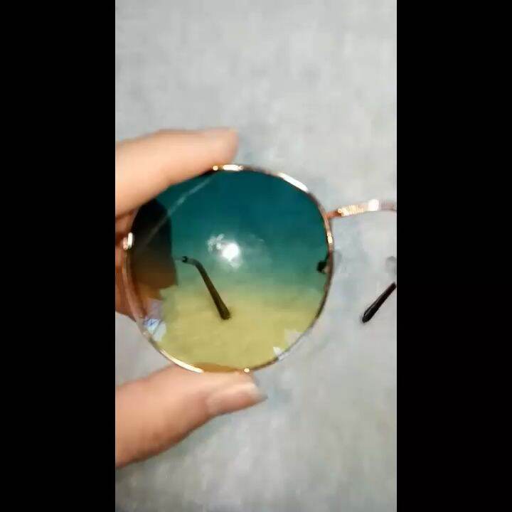 SUNGLASSES GRADIENT OVAL KOREA STYLE - Kacamata Fashion Retro Steampunk ...