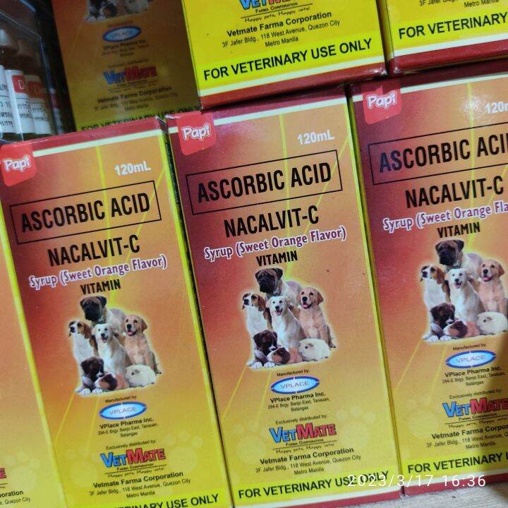 NACALVIT-C syrup (120ml) immuno stimulant, papi nacalvit c is a non ...