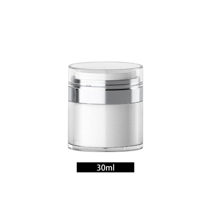 JAYSUING ขวดโถว่างเครื่องสำอางขวดครีมกระป๋องอะคริลิคแบบสุญญากาศขวดตัวอย่างภาชนะเครื่องสำอาง ...