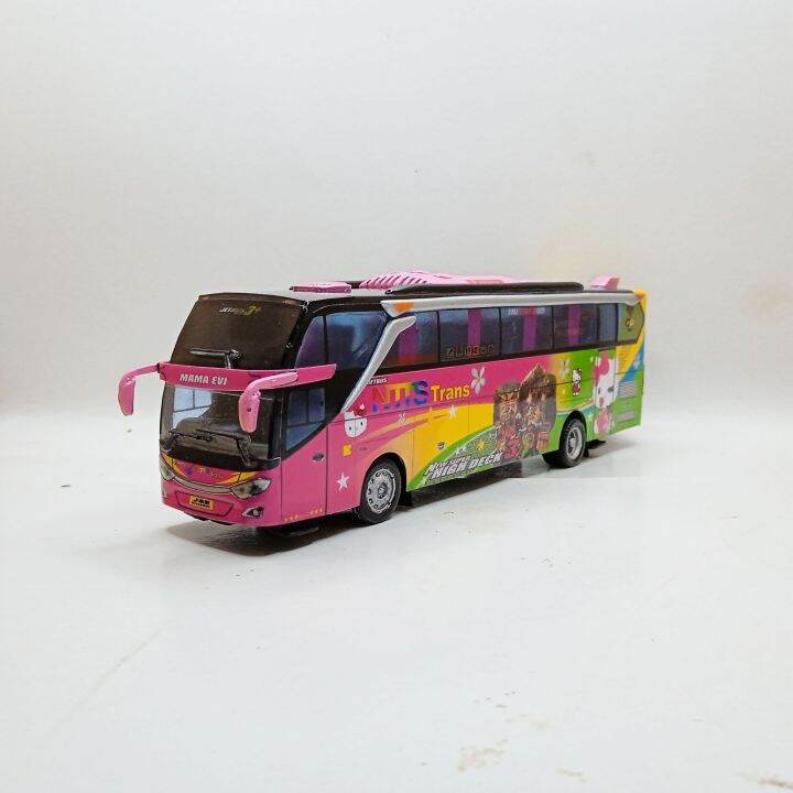 Miniatur bus NTTS Trans body Jb3 skala 1/64 | Lazada Indonesia