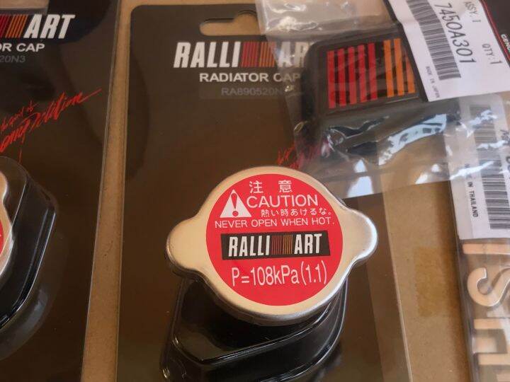 ralliart radiator cap original lancer evolution montero cedia lancer ex ...