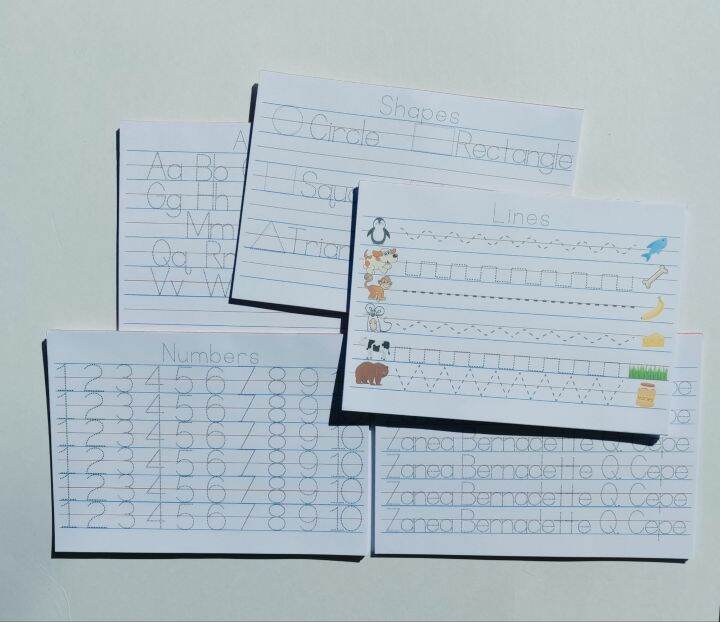 Tracing Pads (Name, ABC, Numbers, Lines, and Shapes) (Tracing Practice ...