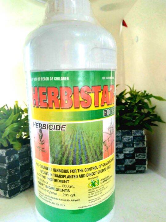 Herbistar 600 EC Herbicide ( 1 L ) | Lazada PH