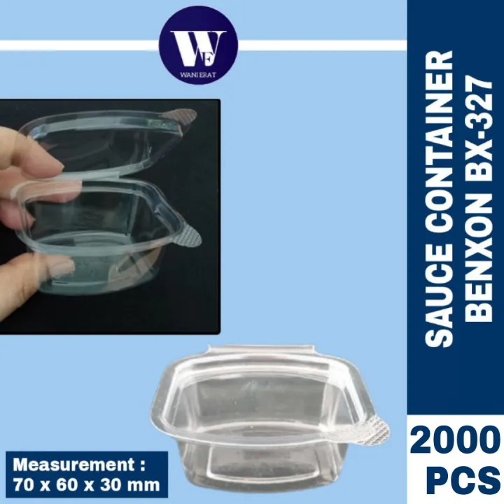 [2000PCS] SAUCE CONTAINER BENXON BX-327 | BEKAS SOS | Lazada