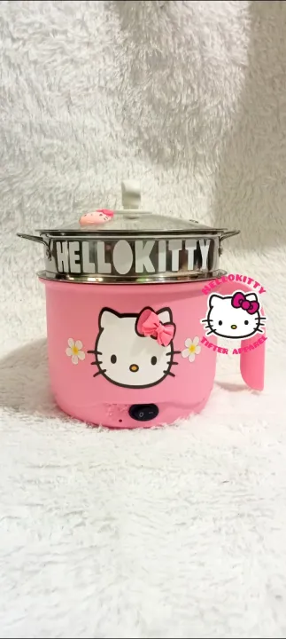 Hello kitty portable hot pot electric rice cooker steamer | Lazada PH