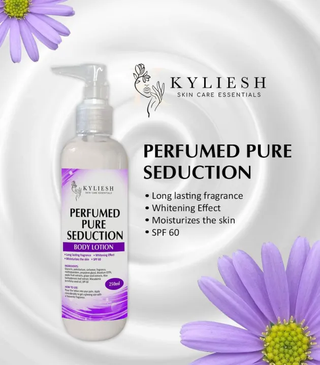 PERFUMED PURE SEDUCTION HAND AND BODY LOTION 250ML SPF 65 KYLIESH ...