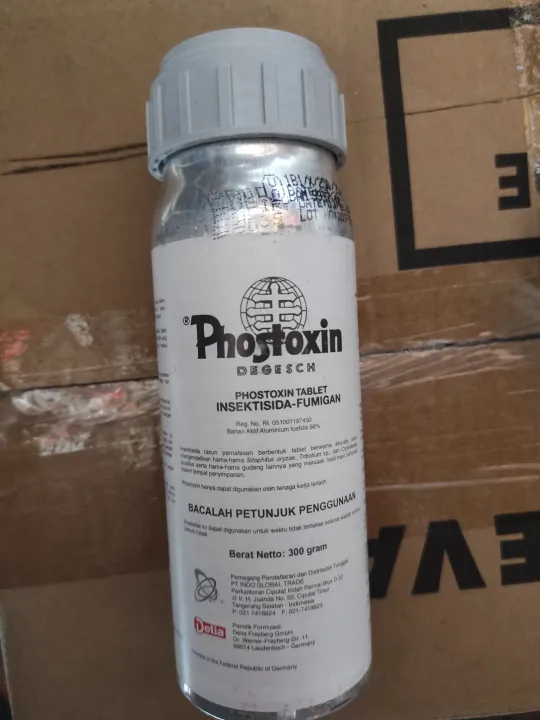 Phostoxin 300 gram Tablet Insektisida Fumigan Fumigasi Obat Hama Gudang ...