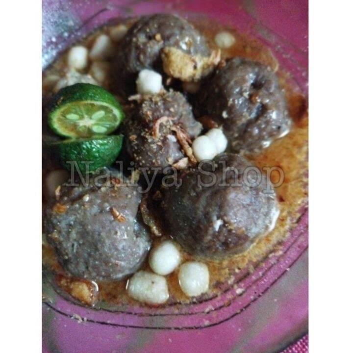 BASO IKAN SINAR BAHARI BANDUNG HITAM ISI 6 BASO SEDANG | Lazada Indonesia