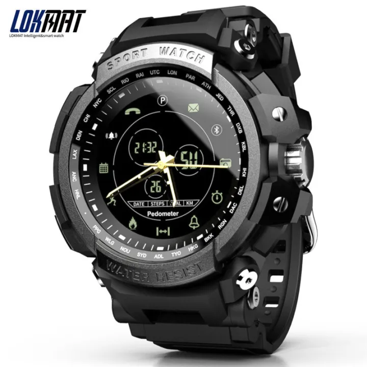 LOKMAT Smart Watch MK28 Fitness Smartwatch Sport Track Stopwatch IP68 ...