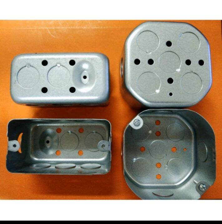 Heavy duty quality metal utility box (2*4 ) and metal junction box (4*4 ...