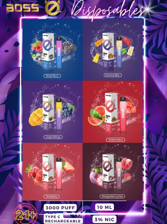 Boss 3000 Disposable 10ml | Lazada PH