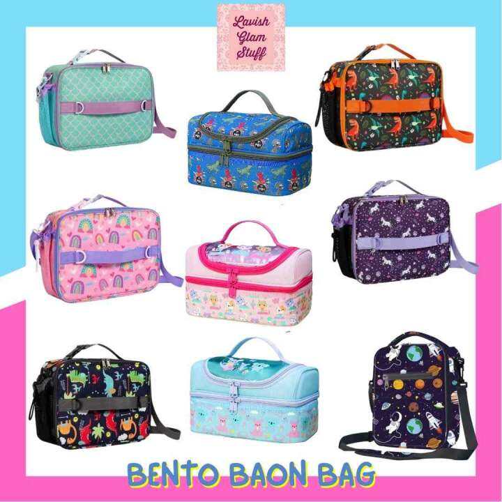 Bento Baon Lunch Bag Thermal Insulated 2-Way Design for Kids and Babies ...