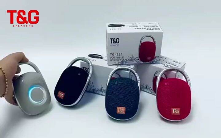 T&G TG-313 TWS Bluetooth V5.1 Mini Portable Wireless Subwoofer HiFi ...