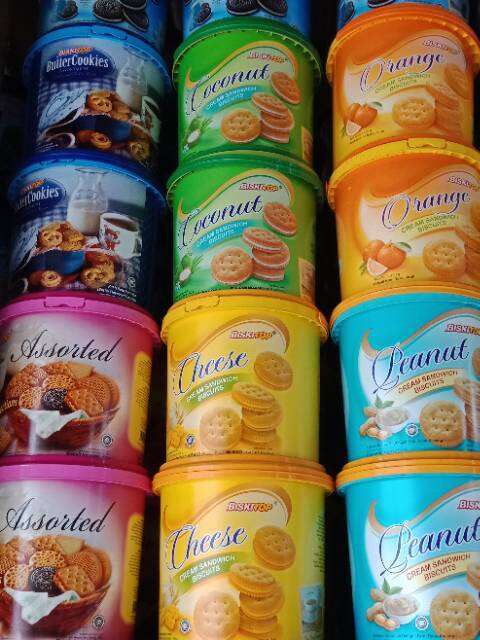 Biskitop Butter Cookies/Assorted Biscuits/Biskitop Timba 400gr | Lazada ...