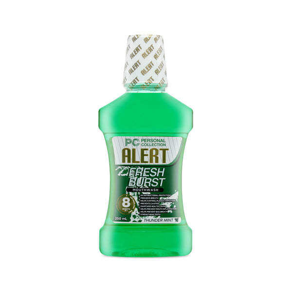 Personal Collection Alert Fresh Burst Mouthwash 250ml Thunder Mint ...