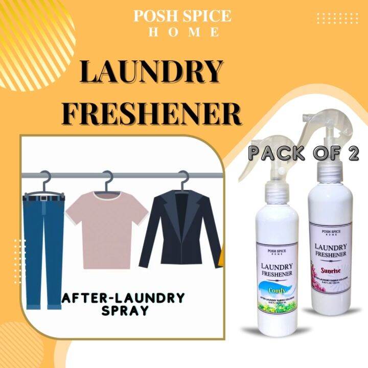 Laundry Freshener PACK OF 2 / After-Laundry Spray Posh Spice Scent ...