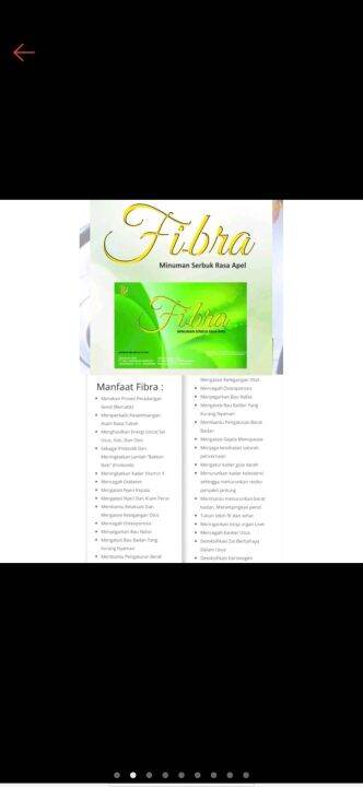 FIBRA RENNER 1BOX (ISI 5 SACHET) | Lazada Indonesia