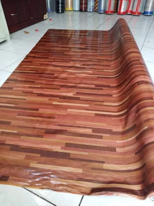 Linoleum Rubberized Ash Choco Wood Design | Lazada PH