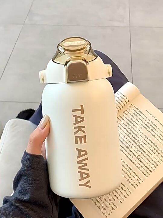 ขวดน้ำสแตนเลส แก้วเก็บความเย็น กระบอกน้ำ ขวดน้ำ ขนาด850ML กระติกน้ำร้อน กระติกเก็บความร้อน ...