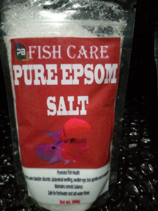 PURE EPSOM SALT 100g (Promotes Fish Health) | Lazada PH