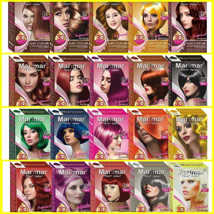 Marimar Hair Color 3D Effect 30ml | Lazada Indonesia