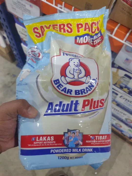 Bear Brand adult plus plain powder 1 kg. | Lazada PH