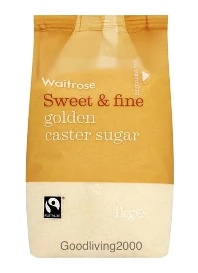 (Free shipping) Waitrose Sweet & Fine Golden Caster Sugar 1 kg เวทโทรส ...