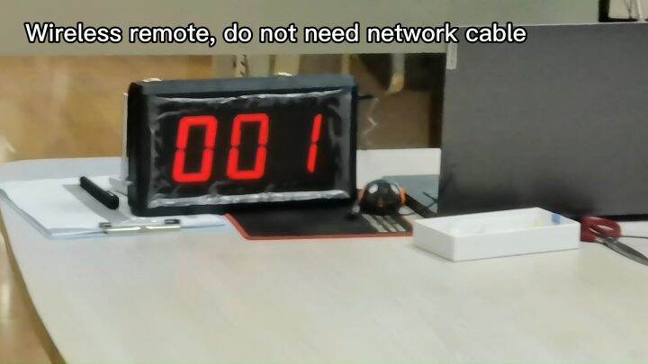 [1-3 Days Delivery] Queue Wireless Calling System 999-Channel Number Keypad Caller + Number ...