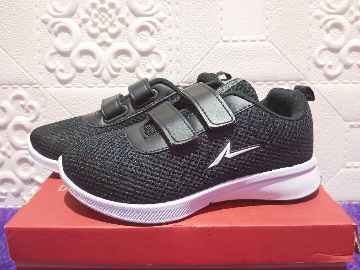 Sepatu Ando BSC 35 Velcro Hitam Putih - Sepatu Sekolah/Sepatu Ando ...